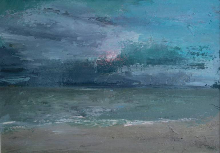the storm Painting by stephanie brunton | Saatchi Art