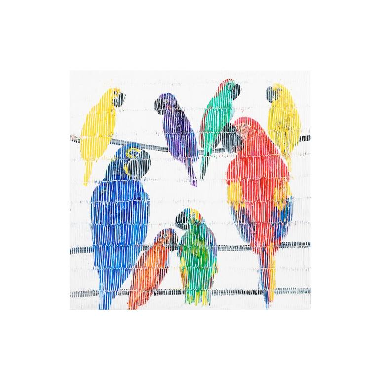 Hyacinth Macaw Picul | Hunt Slonem Painting by Yang Gallery | Saatchi Art