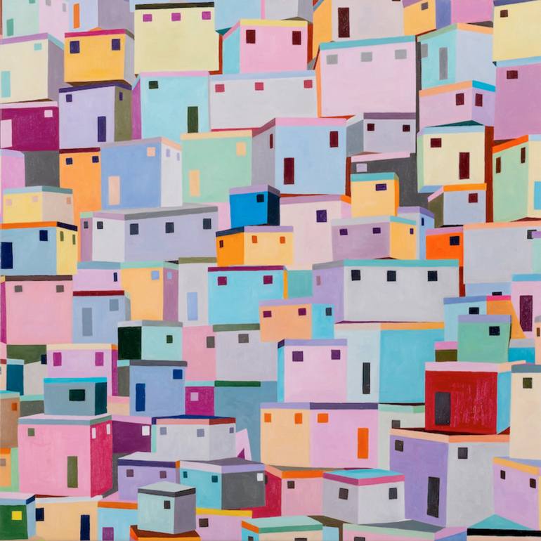 Preoccupation No.7 | Bashir Makhoul Painting by Yang Gallery | Saatchi Art