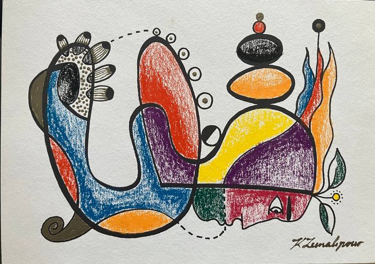 Ayurveda Drawing by Constantinos Zeinalipour | Saatchi Art
