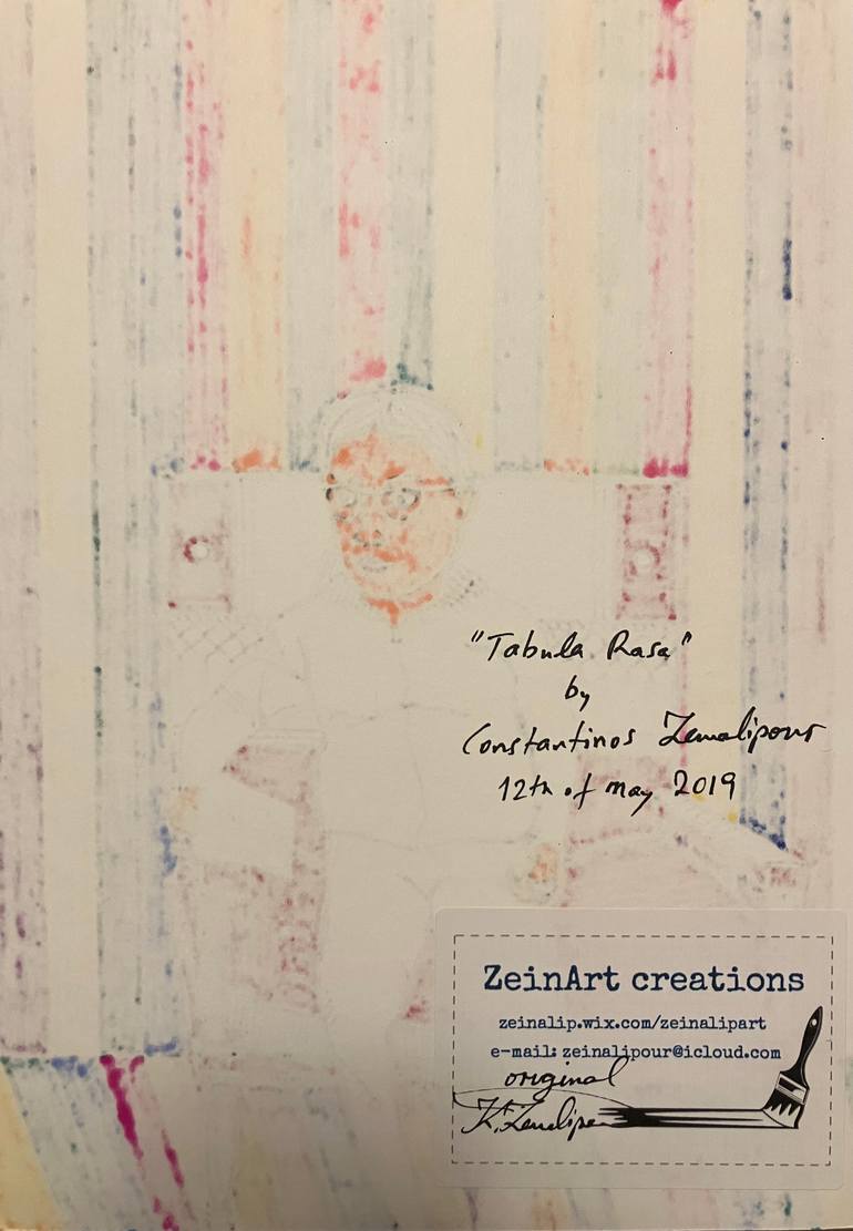 Tabula Rasa Drawing by Constantinos Zeinalipour | Saatchi Art