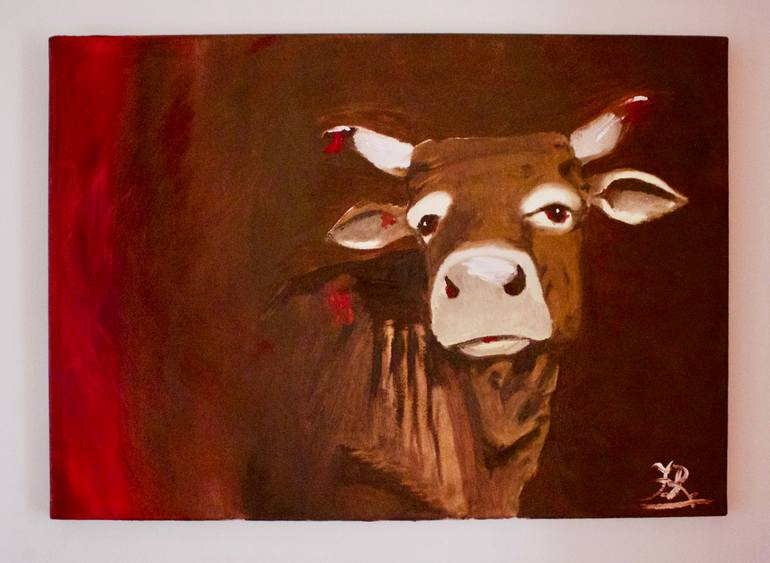 Blood Ox Painting by Francesco Raucci | Saatchi Art