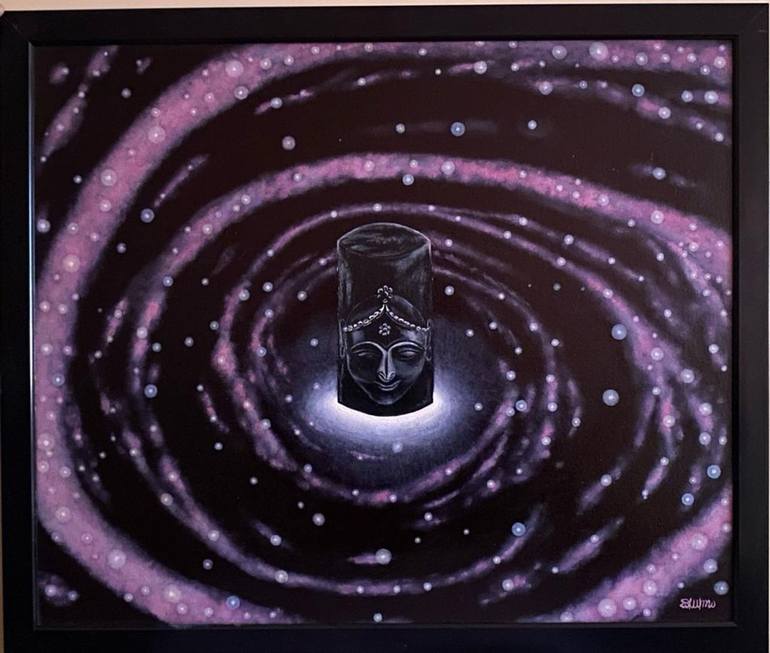 Prakriti & Purusha (Brahman) Painting by Ashish Kumar | Saatchi Art