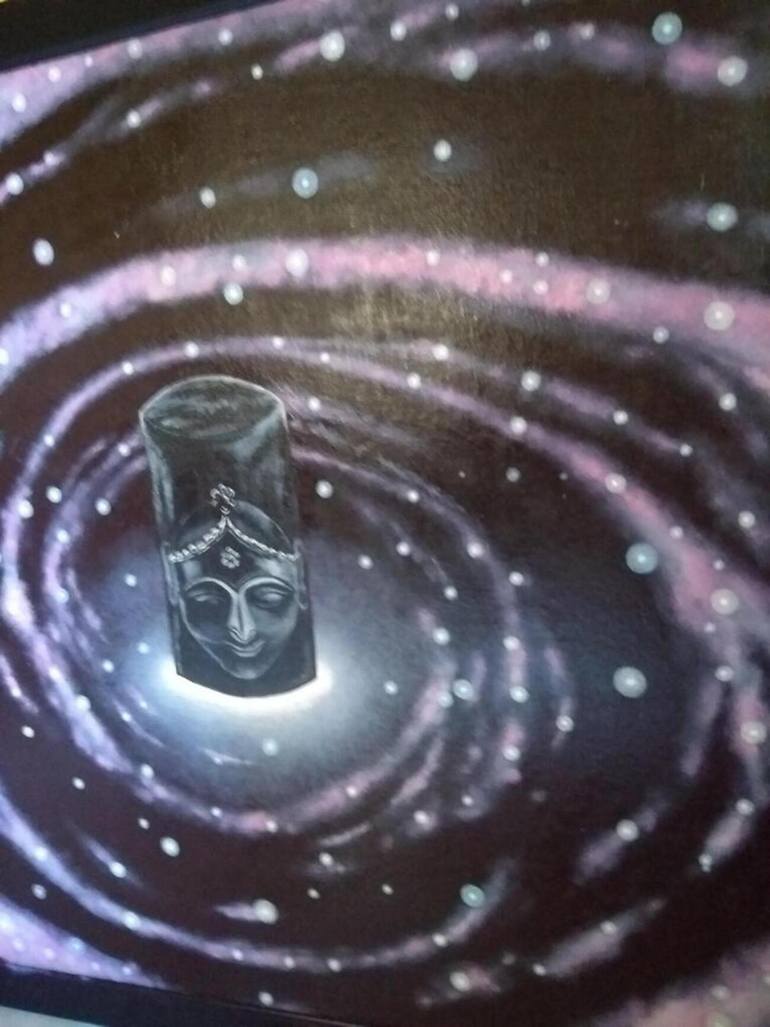 Prakriti & Purusha (Brahman) Painting by ASHISH KUMAR | Saatchi Art