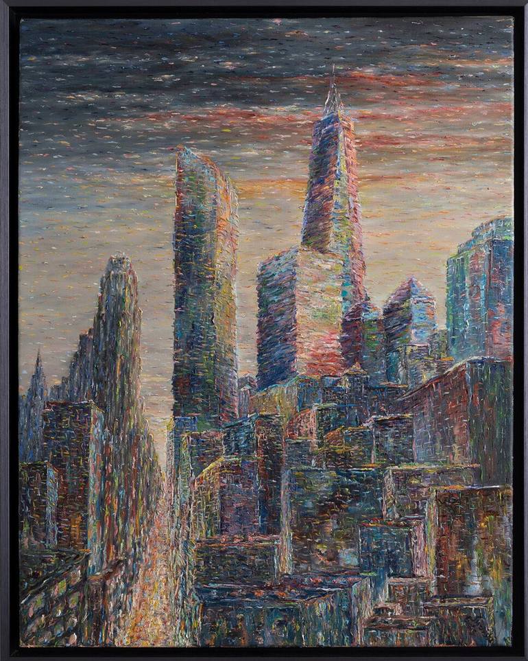 Rush Hour Painting by Christopher Slowinski | Saatchi Art