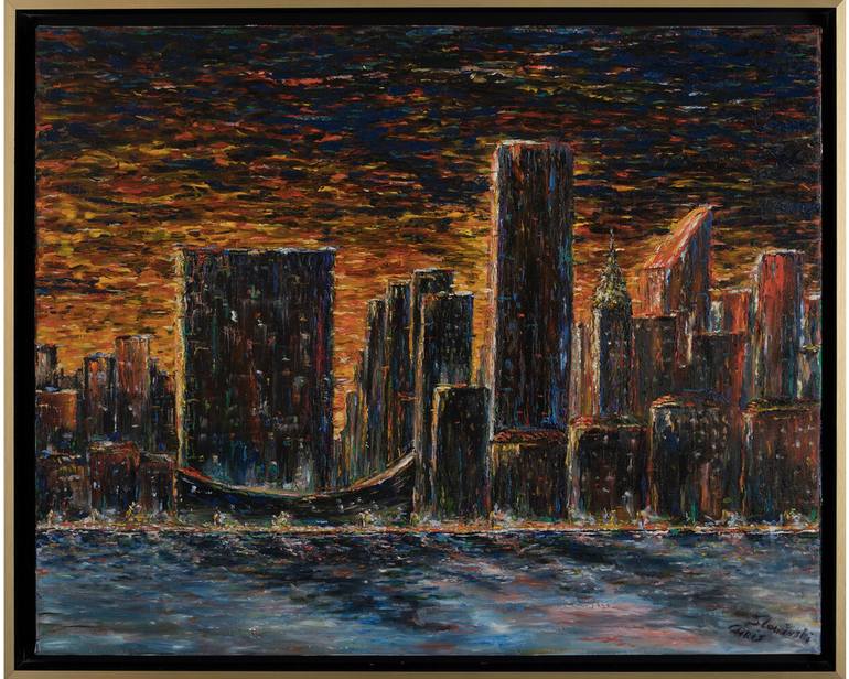 East Side Manhattan Painting by Christopher Slowinski | Saatchi Art