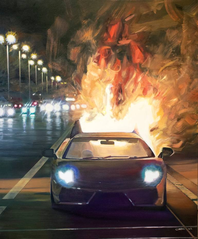 Misunfortunate Painting by Allan Gindic | Saatchi Art