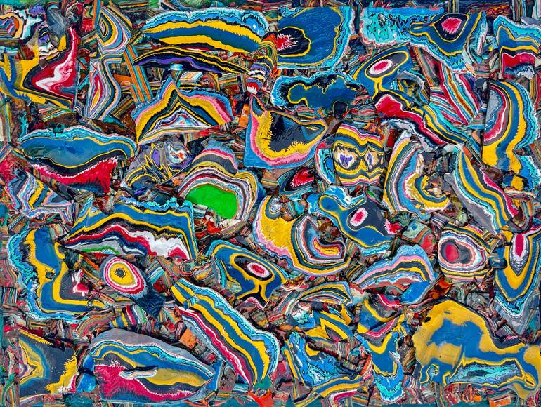 Mosaic #120 Painting by Dan Mckay | Saatchi Art Canada