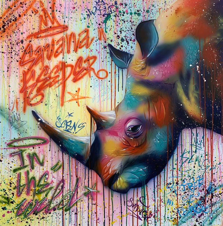 Savanna spirit Painting by Stas Smotr | Saatchi Art