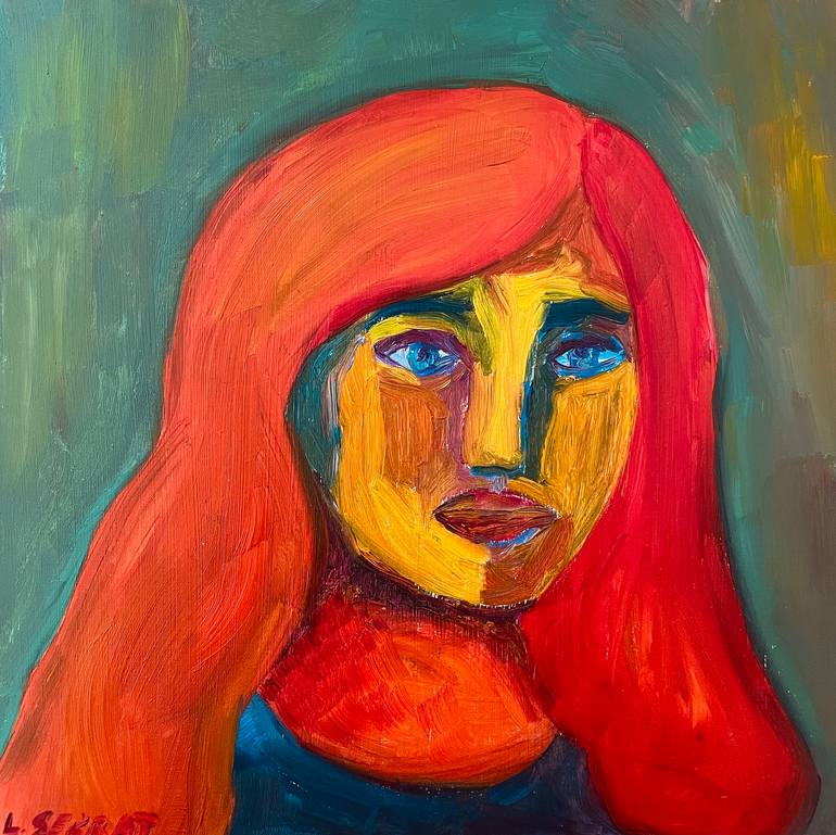 Vulnerable Painting by Lucrecia Serrat | Saatchi Art