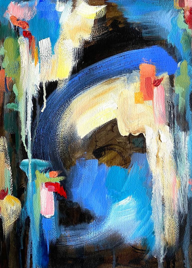 Abstract explosion Painting by Elena Dianova | Saatchi Art