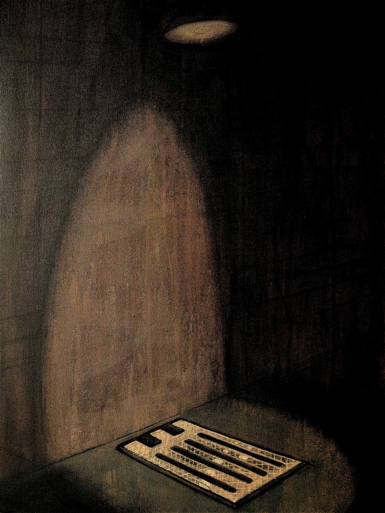 The golden gutter (location unknown) Drawing by Eoin Byrne | Saatchi Art