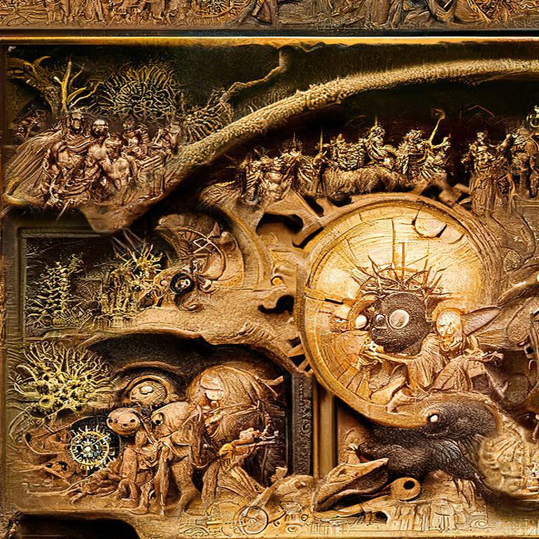 The Wheels of Fate Digital by Will Whitehurst | Saatchi Art