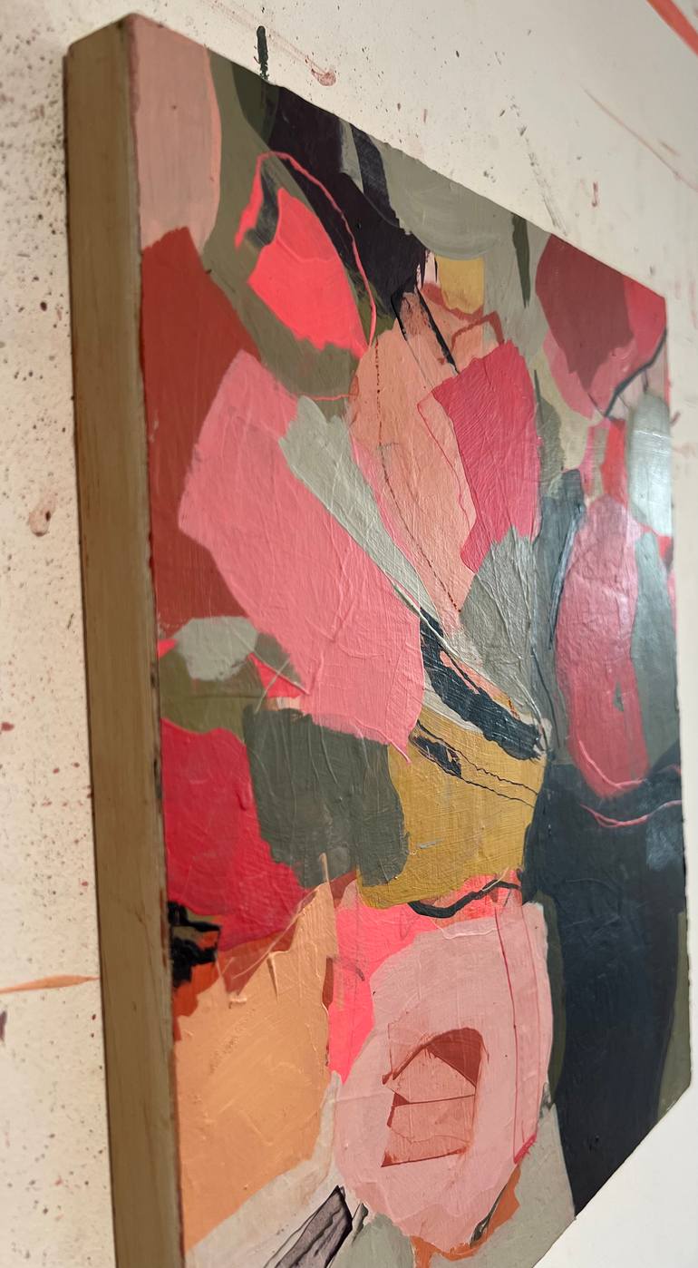 Flower Vase 1 Painting by Helen Chambers | Saatchi Art