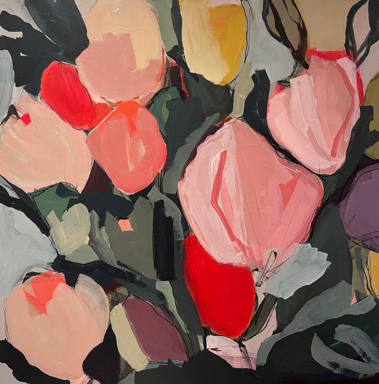 Tulip Fever Painting by Helen Chambers | Saatchi Art