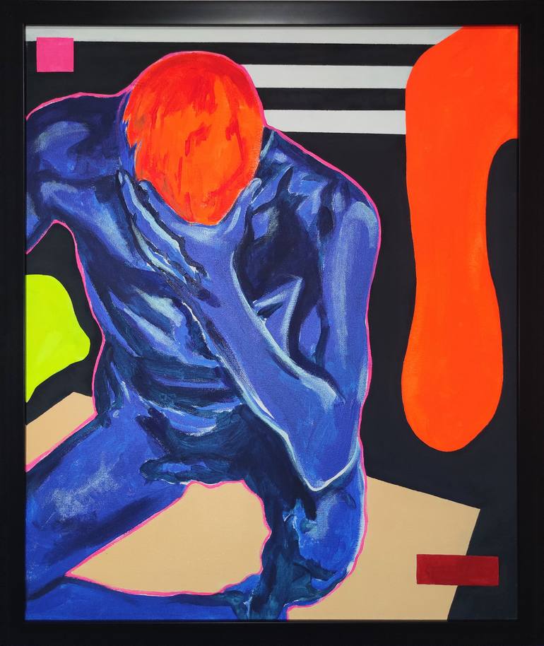 Stuck Painting by Jab Jira | Saatchi Art