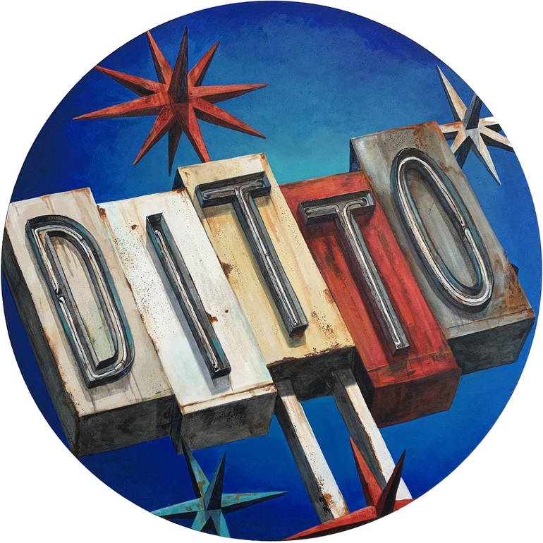 Ditto Painting by Rob Croxford | Saatchi Art