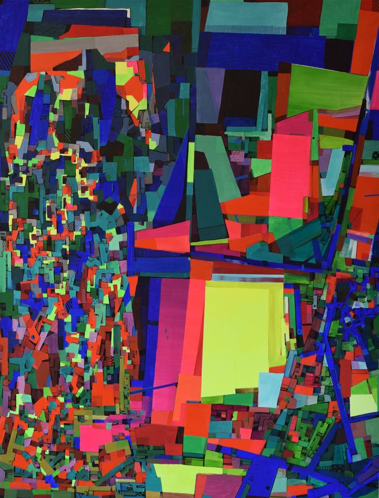 NOUVEL AIR 1 Painting by Romain Fontaine | Saatchi Art