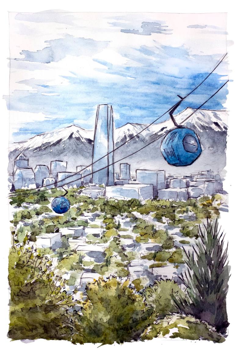 Ascendiendo Painting by Emily Handley | Saatchi Art