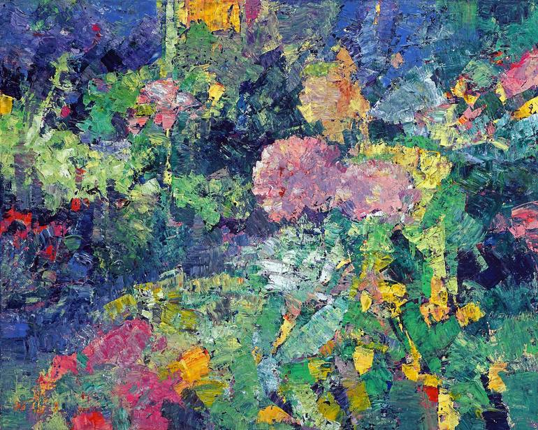 Overgrown Garden Painting by Yurii Vatkin | Saatchi Art