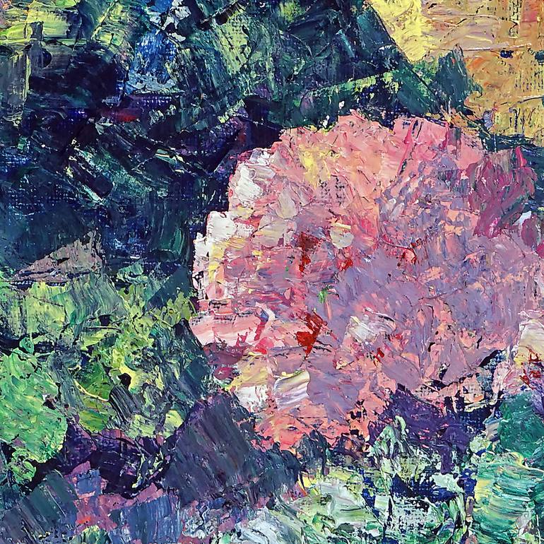 Overgrown Garden Painting by Yurii Vatkin | Saatchi Art