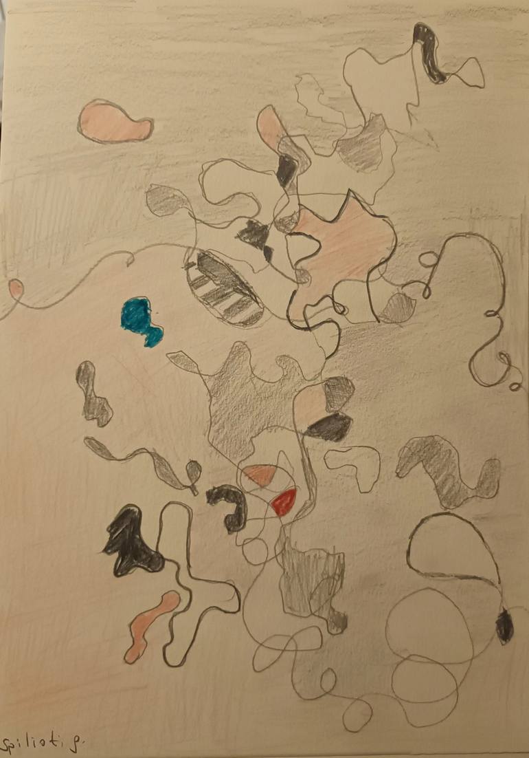 Serpentine Drawing by Georgia Spilioti | Saatchi Art