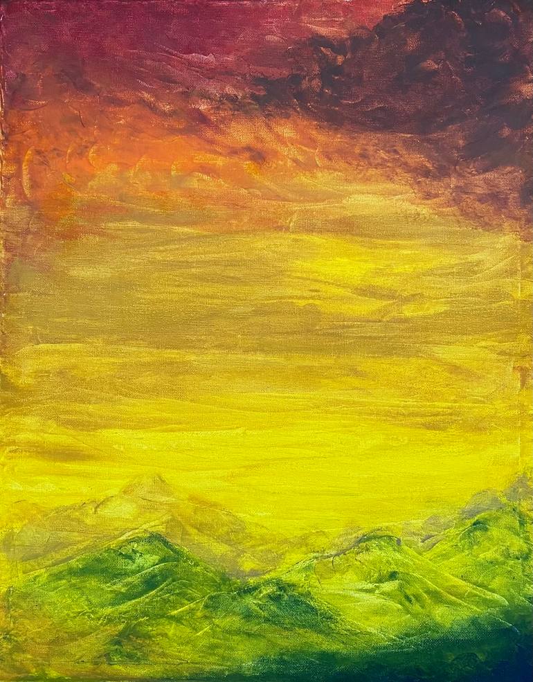 Nature Painting by Chandru Kaliaperumal | Saatchi Art
