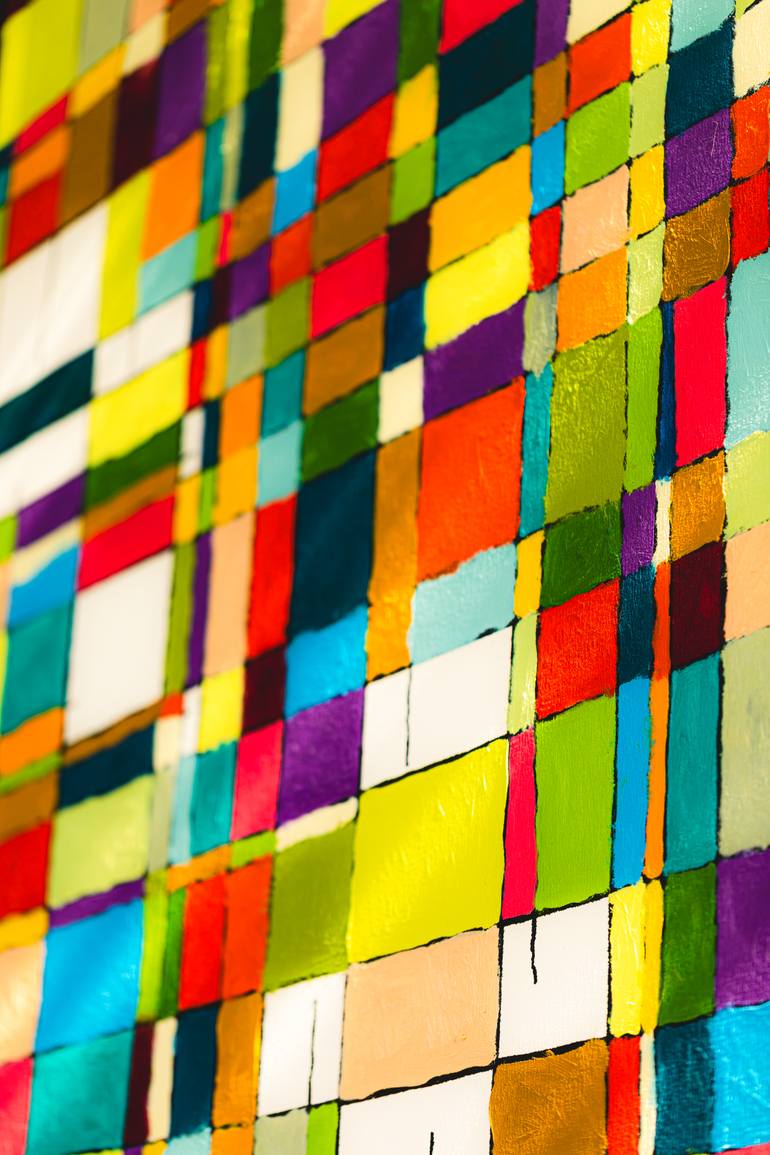 Gitter 22 - Breakages Painting by benjamin salvatore | Saatchi Art