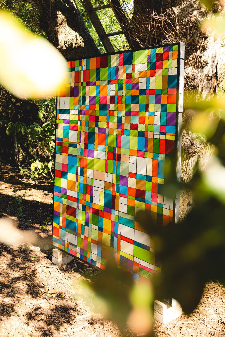 Gitter 22 - Breakages Painting by benjamin salvatore | Saatchi Art