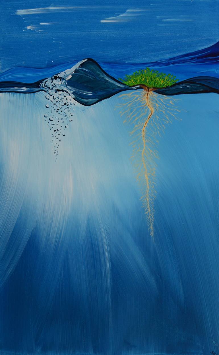 Oxygen Painting by Carl Scholfield | Saatchi Art