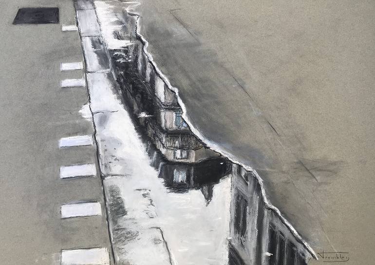 Paris trouble Drawing by Nicolas Tremblay | Saatchi Art