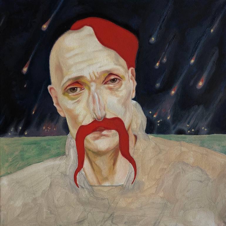 Night hailstone Painting by Masha Prisyazhnuk | Saatchi Art