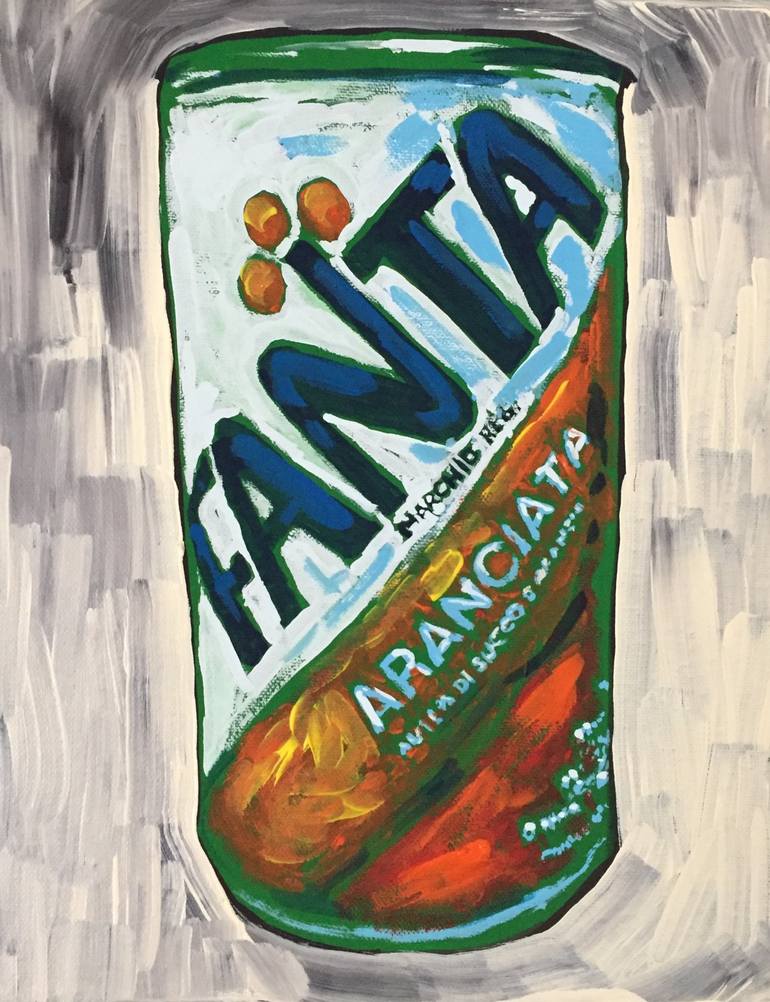 Fanta Painting by Andrea Starinieri | Saatchi Art