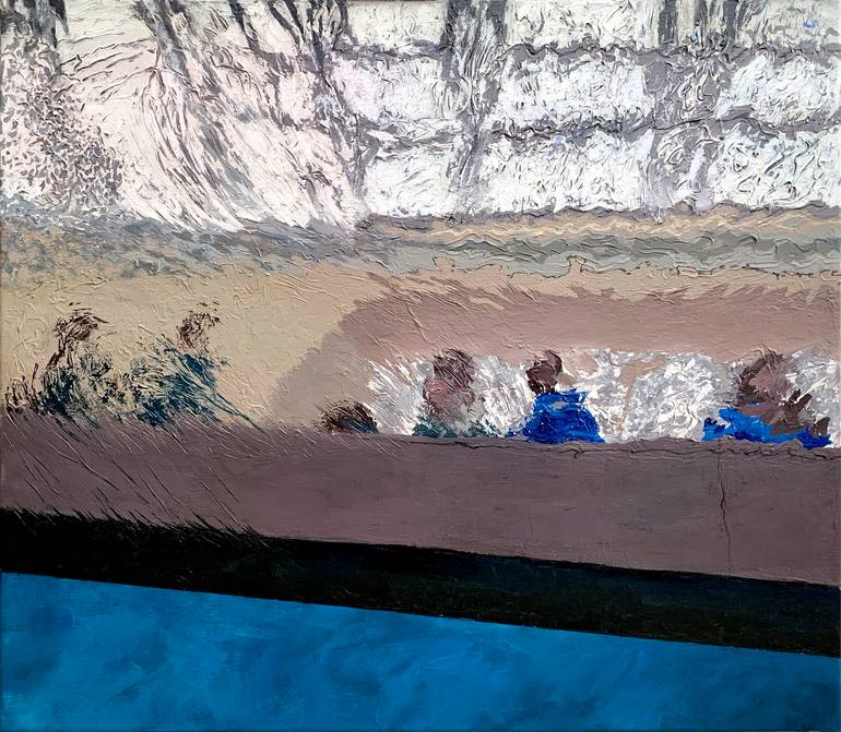 Aqua Sub Painting by Eva De Vlam | Saatchi Art