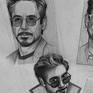Portraits of RDJ Drawing by Gorams hil | Saatchi Art