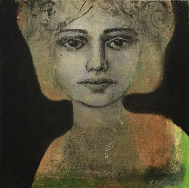 søylebæreren Painting by Kjerstin Barkved | Saatchi Art
