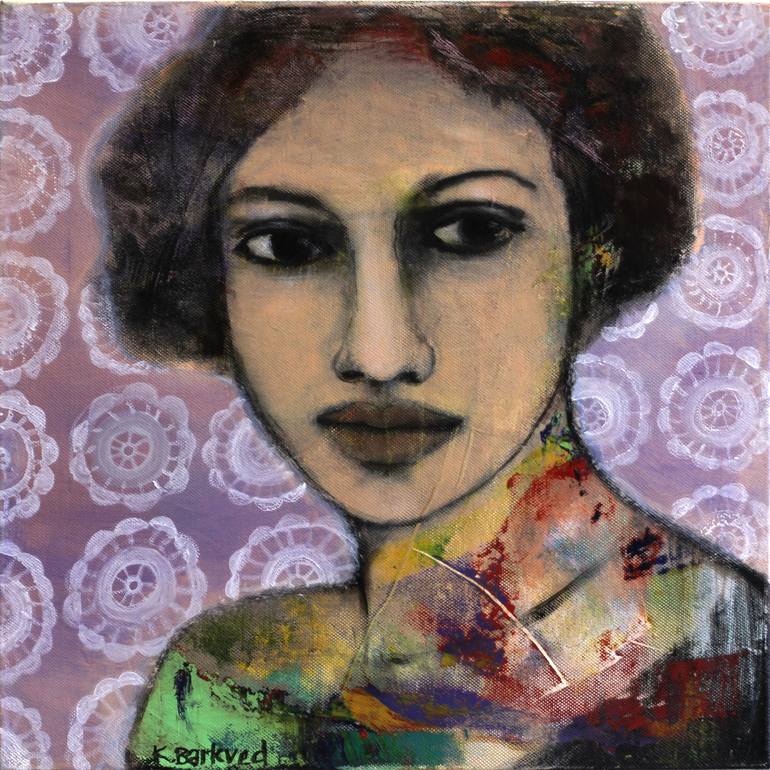 In Between Painting by Kjerstin Barkved | Saatchi Art