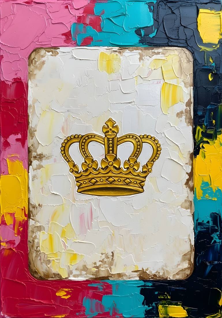 king poker card Painting by Hu Go | Saatchi Art Singapore