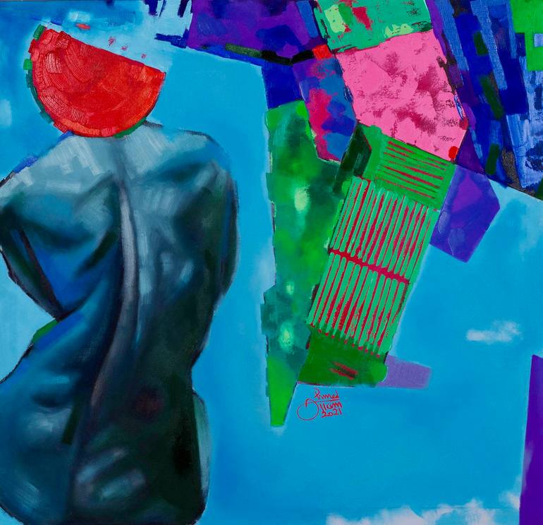 ‏A painting from the converting group Painting by Ahmed Allam | Saatchi Art