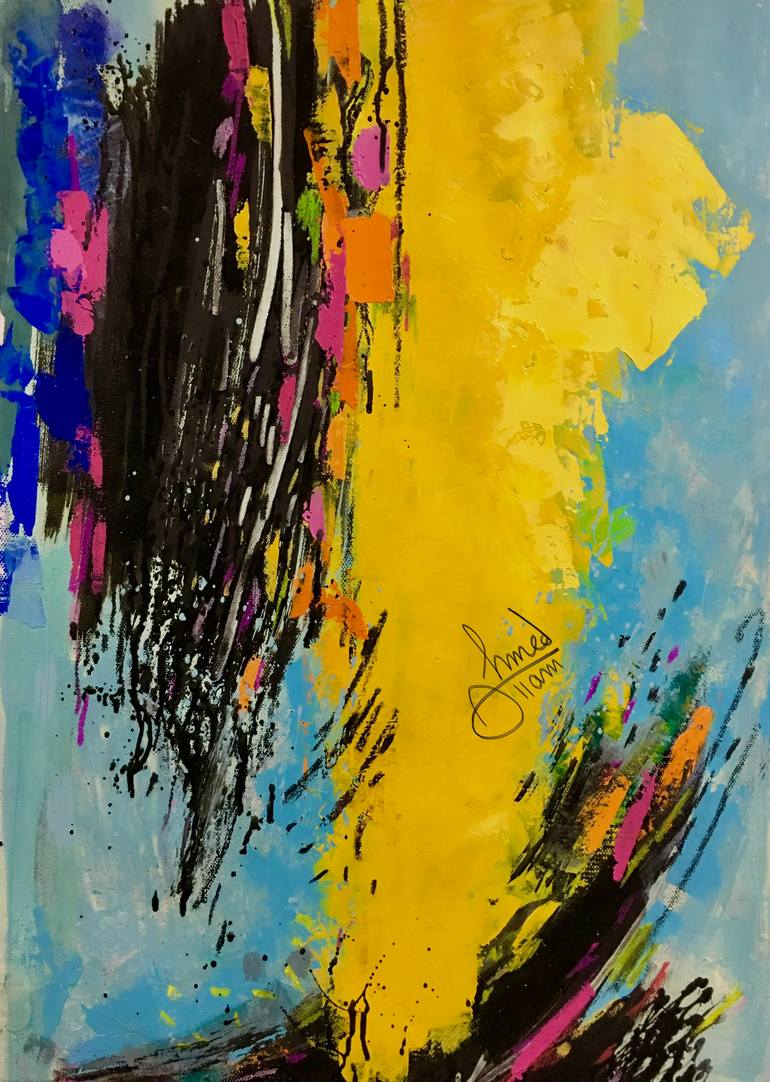 A painting from the happines group Painting by Ahmed Allam | Saatchi Art