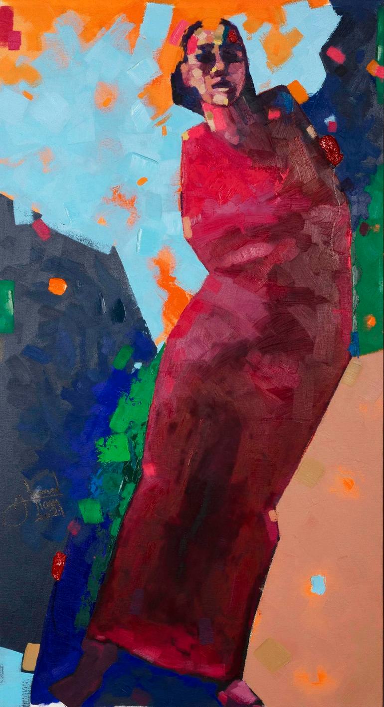 A painting from Passion Corner group Painting by Ahmed Allam | Saatchi Art