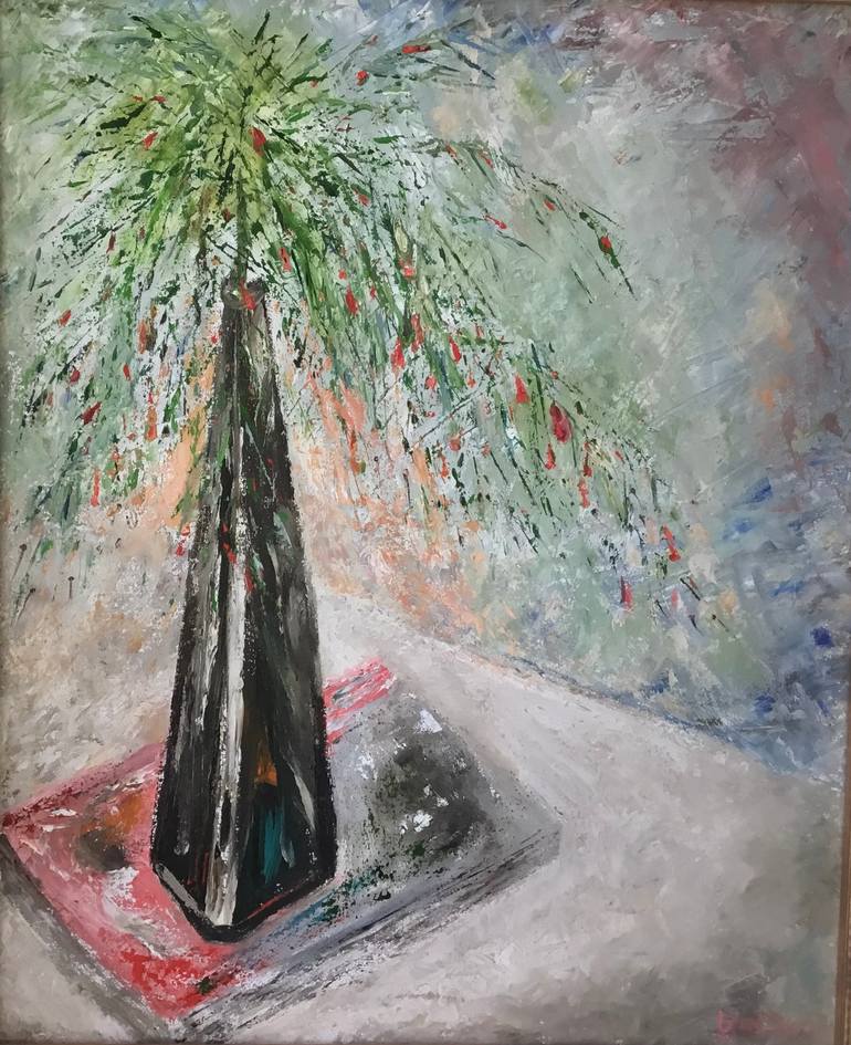 Firecrackers Painting by Jadwiga Bielska | Saatchi Art