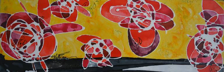 The roses at dusk (Les roses aux crépuscule) Painting by Melle Tess ...