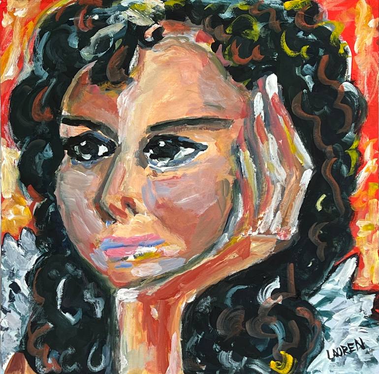 Pensive Painting by Lauren Thompson | Saatchi Art