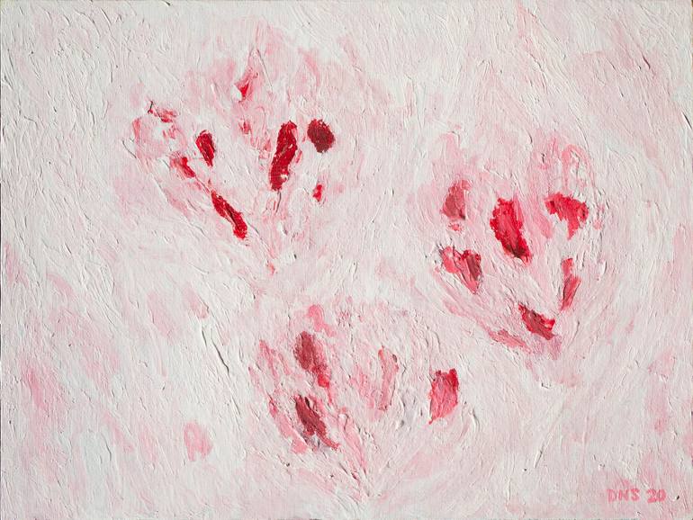 Three Roses Painting by DNS Devin Smith | Saatchi Art