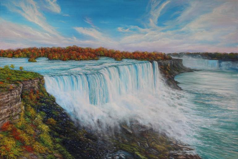 Niagara Painting by Nabilsky Art | Saatchi Art