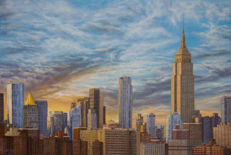 Summer in the City Painting by Nabilsky Art | Saatchi Art