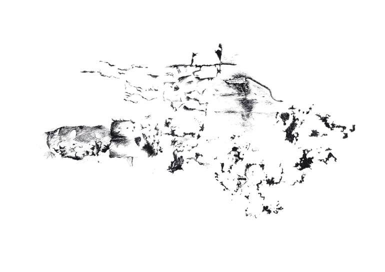 Texture Map Drawing by Ade Omole | Saatchi Art