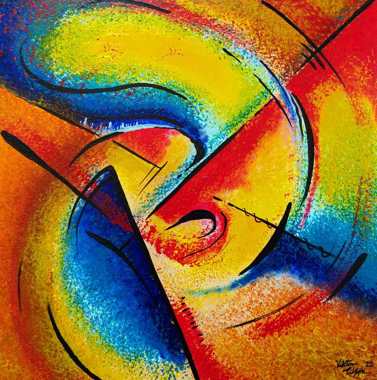 Circulate Painting by Viktor Tilson | Saatchi Art