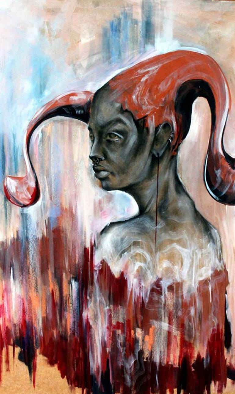 Paganus Painting by Denisa Andreea Grosu | Saatchi Art